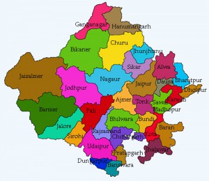Itineraries in Rajasthan and neighbouring Indian states